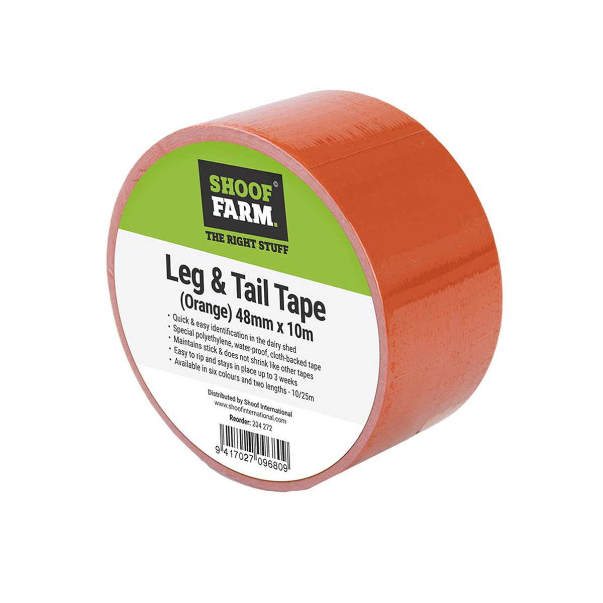 Leg & Tail Tape 48mm x 10m Orange – Yolla Co-Op