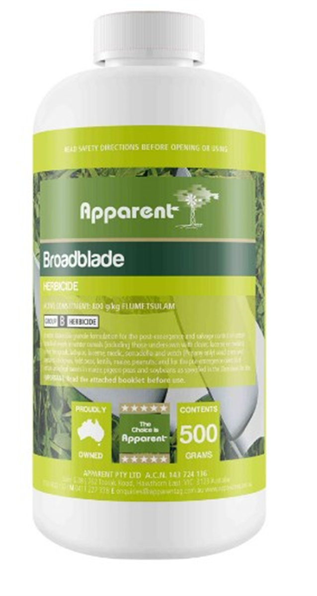 Apparent Broadblade 500g - Flumetsulam - (Broadstrike) – Yolla Co-Op