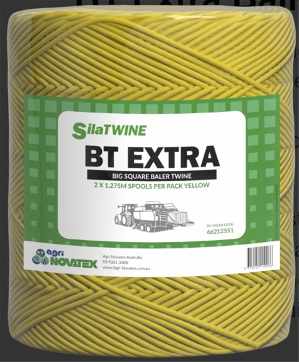 Twine - Silatwine Big Square 2 x 1275m BT Extra - Yellow – Yolla Co-Op