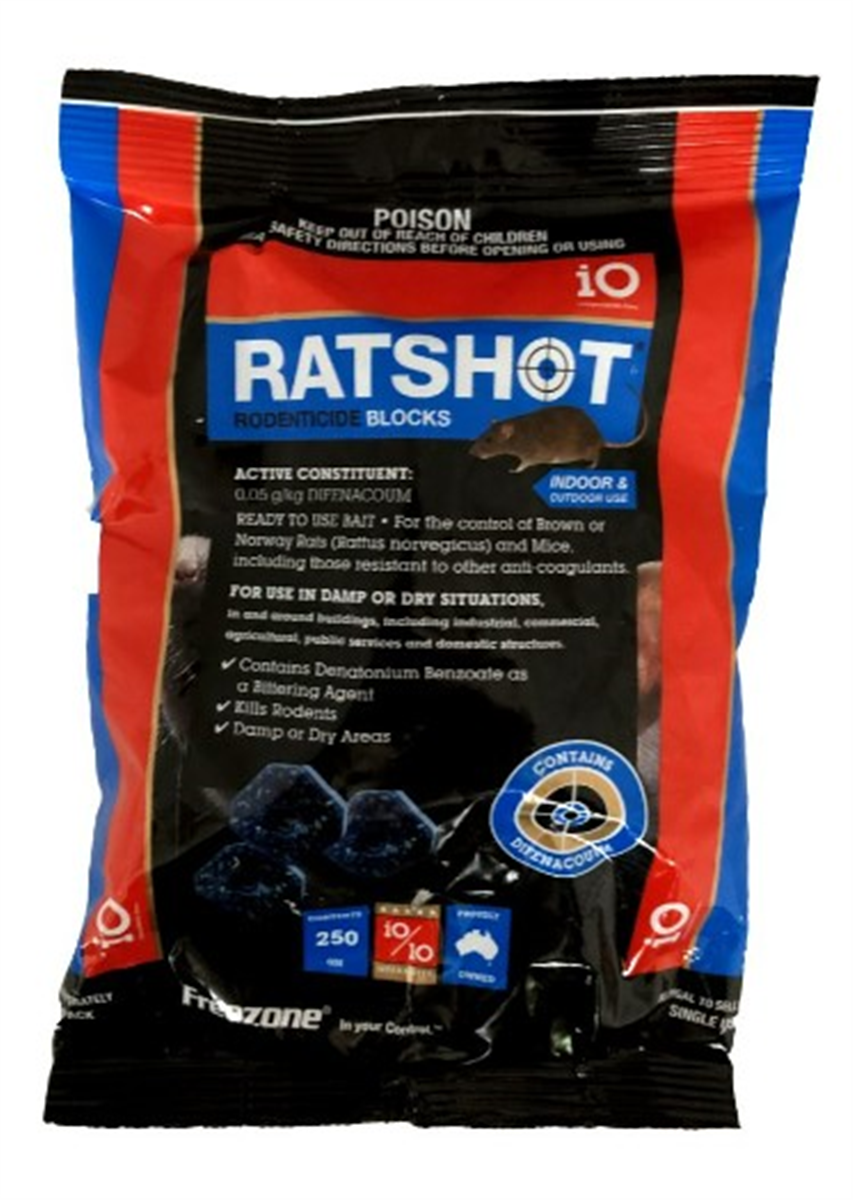 Ratshot Blocks 250gm BLUE – Yolla Co-Op