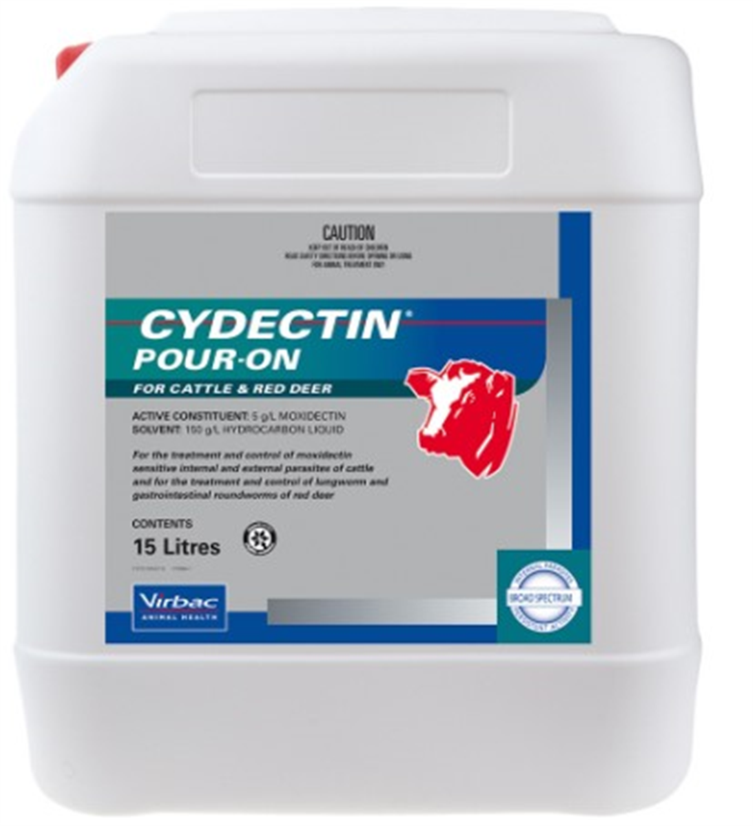 Virbac Cydectin Cattle Pour-on 15ltr – Yolla Co-Op