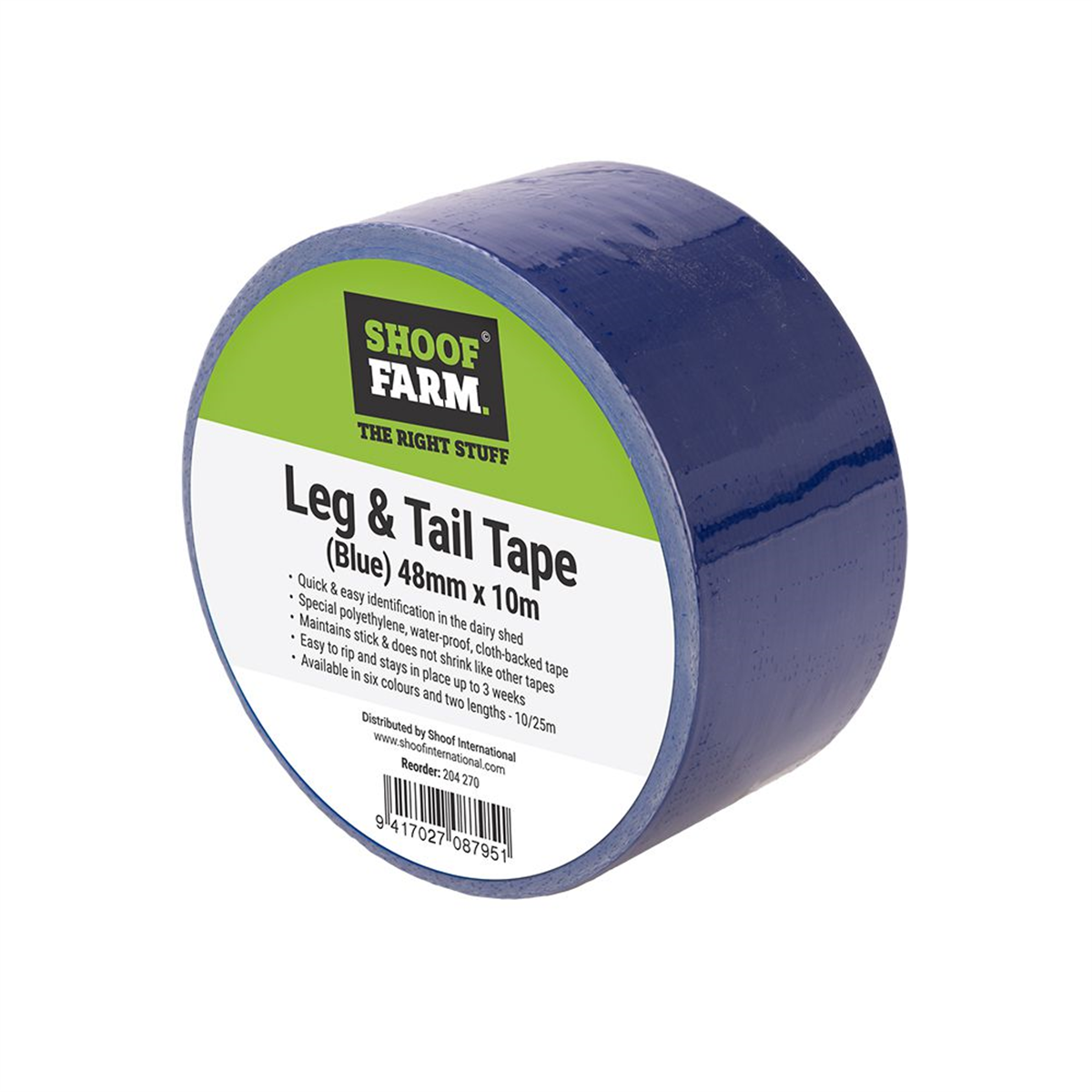 Leg & Tail Tape 48mm x 10m Blue – Yolla Co-Op