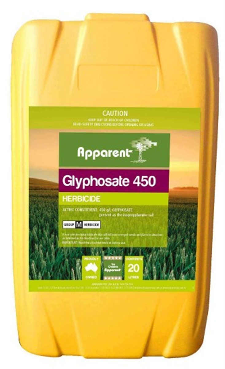 Apparent Glyphosate 450 20ltrs – Yolla Co-Op