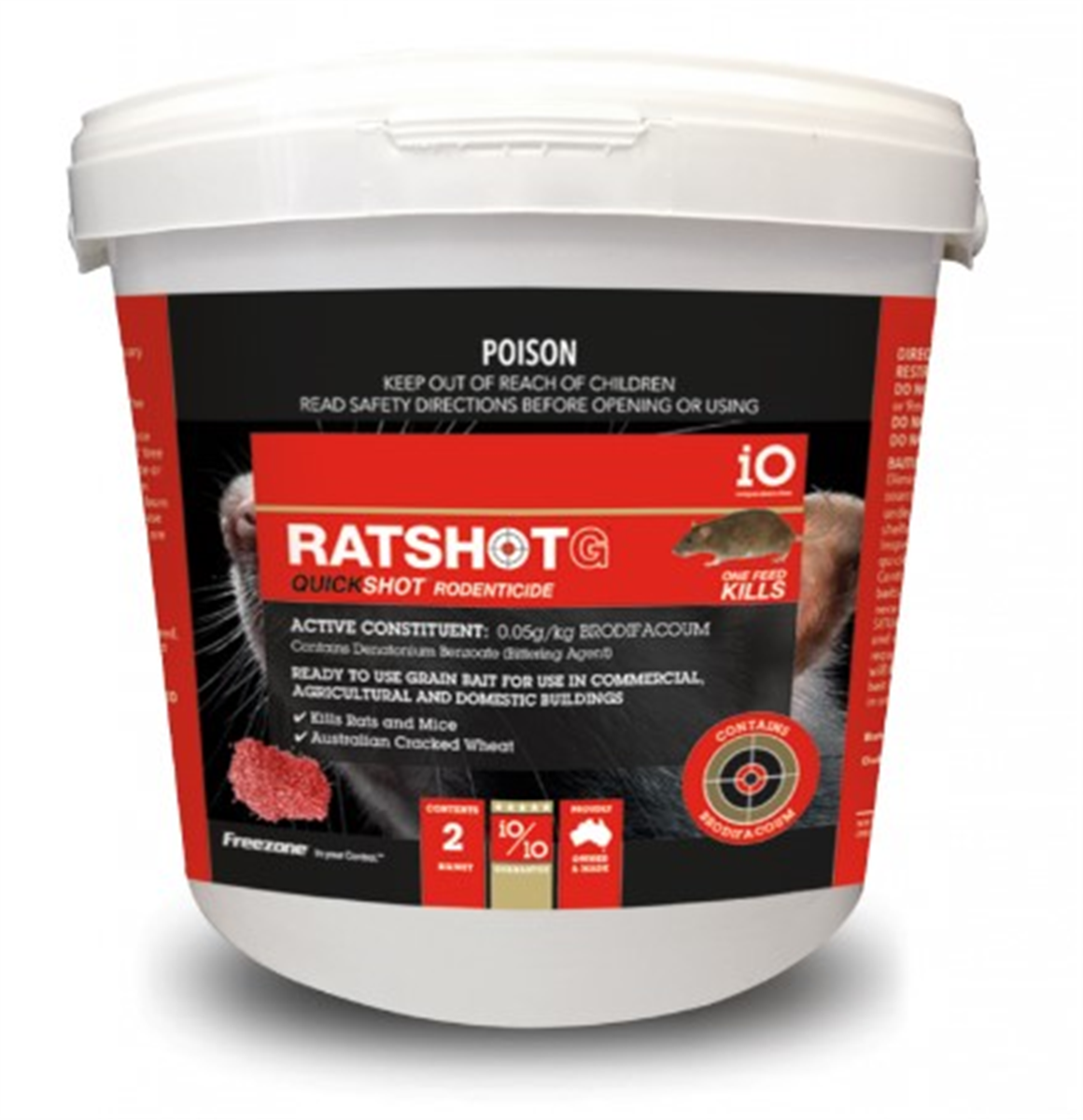 Ratshot QuickShot Grain 2kg RED – Yolla Co-Op